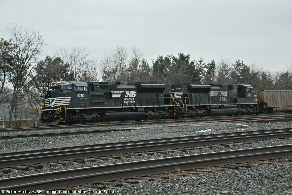 A duo of SD70Ace's take an empty coal train west.